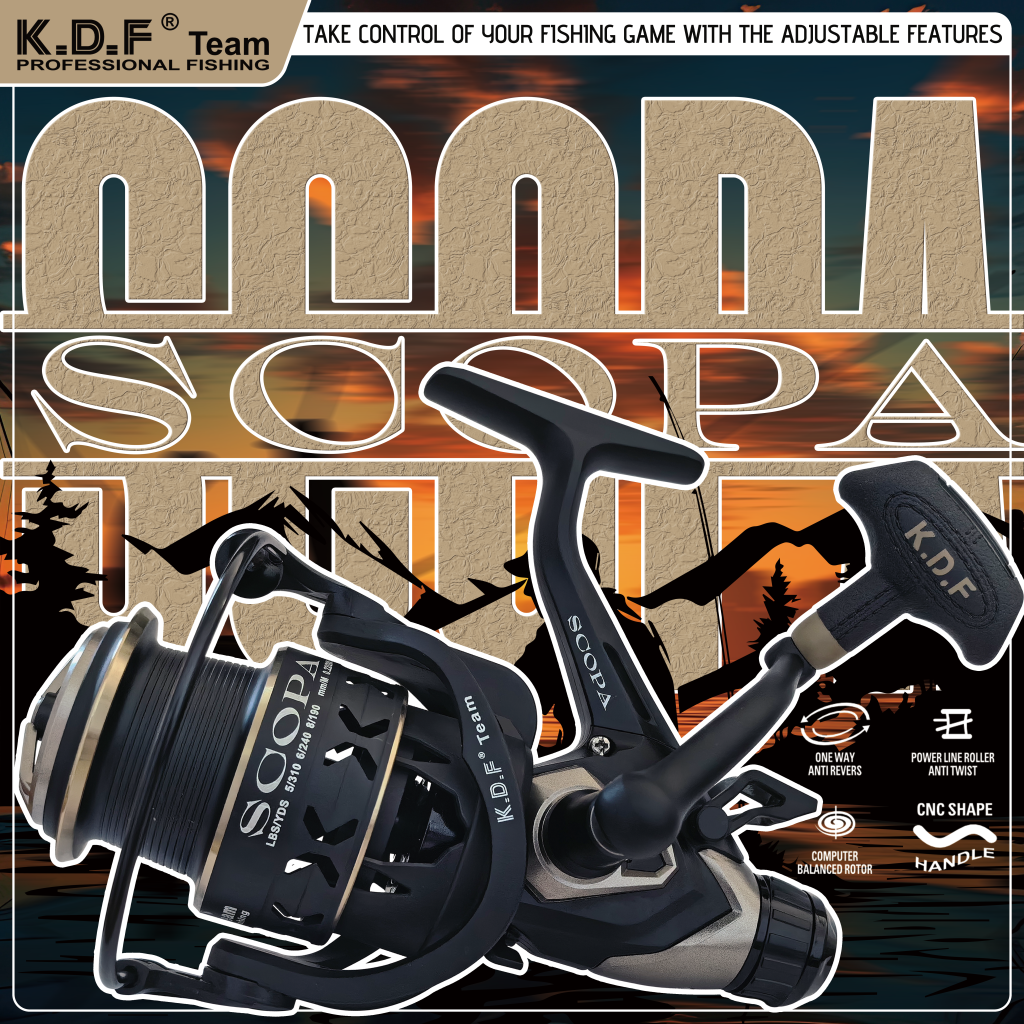 Покорите водную стихию с рыболовной катушкой SCOPA от K.D.F Team