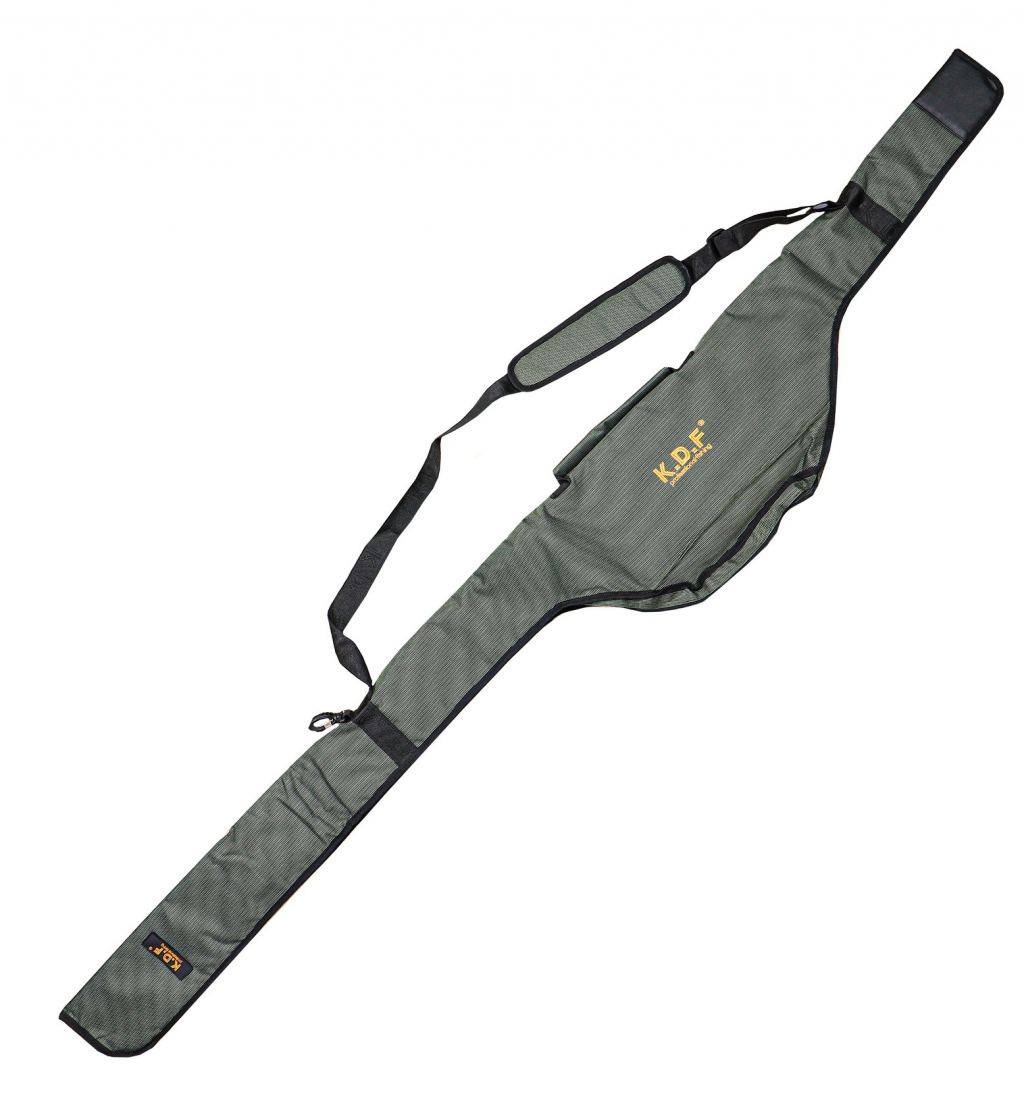 Чехол для карповых удилищ KDF CFR 225-2 односекционный мягкий 193 см